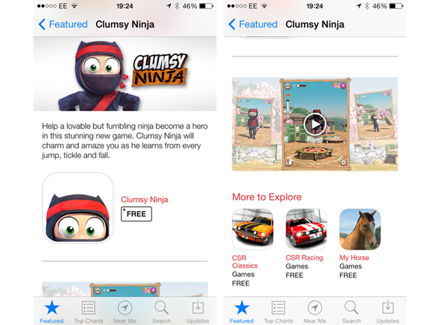 Apple posts its first video trailer on the iOS App Store