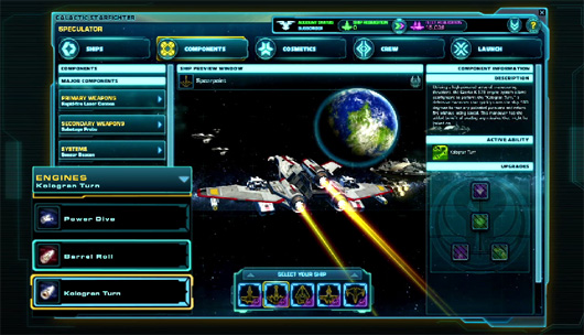 New SWTOR space combat vid highlights the Scout Fighter and Strike Fighter