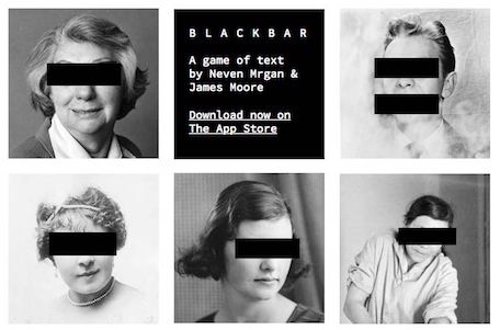 Blackbar: A fascinating word/puzzle game and cautionary tale