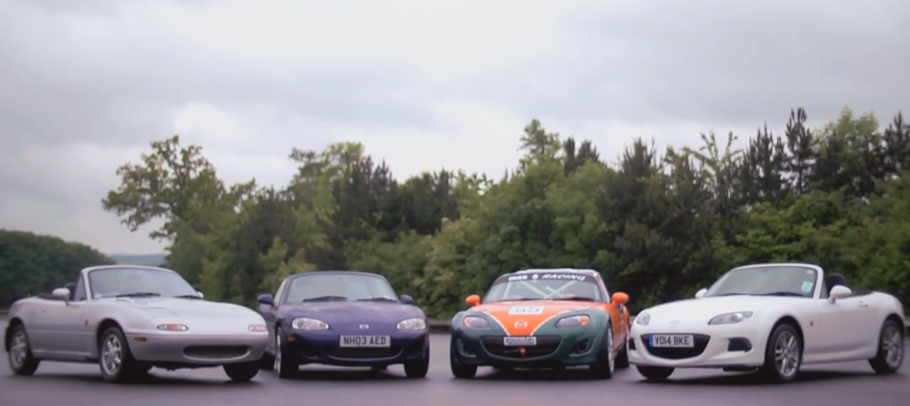25 años de Miata comprimidos en 12 minutos de vídeo - .·:·. AMAXOFILIA