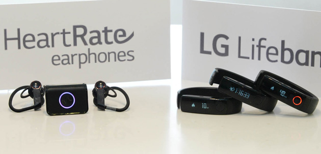 LG's Lifeband Touch and Heart Rate earphones coming May 18th (update ...