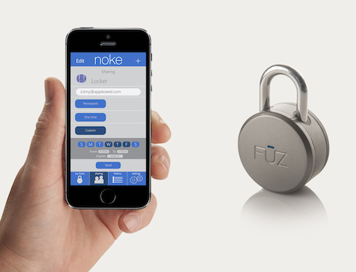 Noke Bluetooth app-enabled padlock launches on Kickstarter