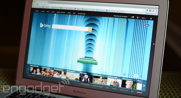 Bing's home page gets personalized info cards, just like Google Now