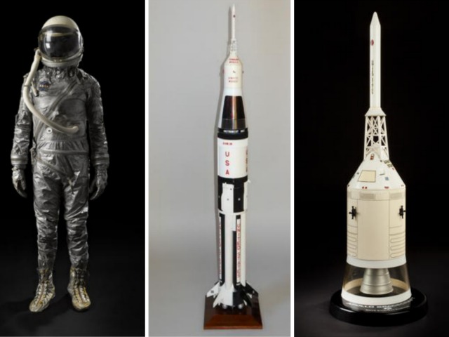 Authentic spacesuits, rockets and more up for auction in NYC