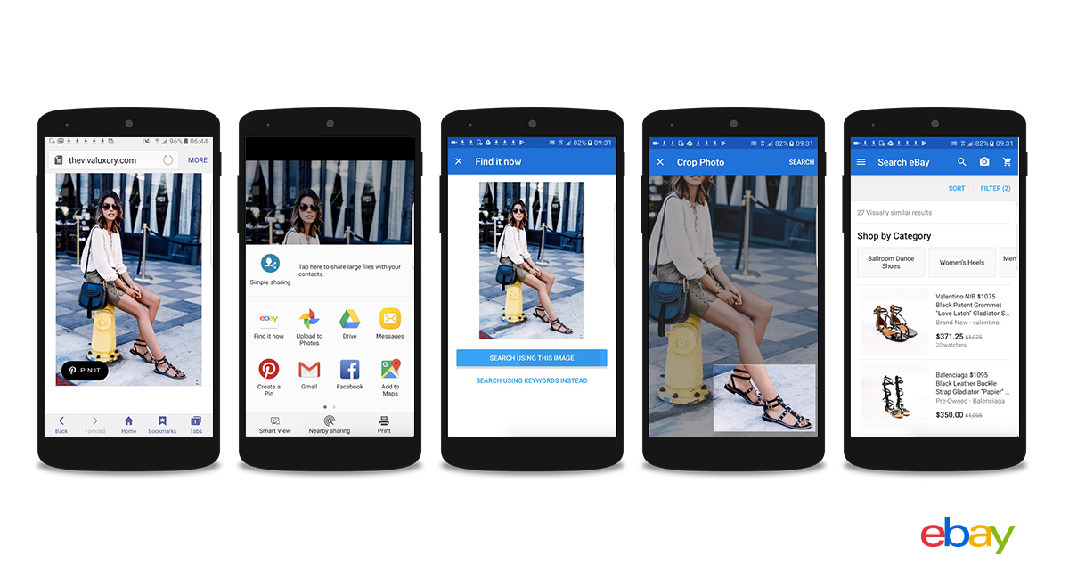 eBay is adding visual search to its mobile app