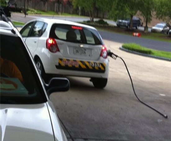 Driving Away With Gas Pump Gif | Gas Furnace