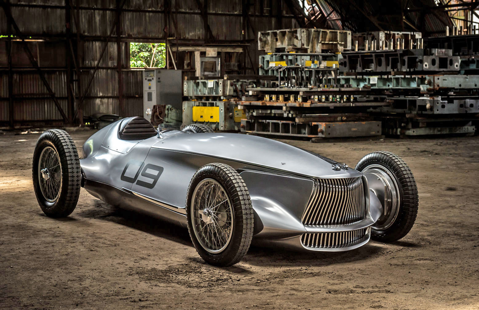 Infiniti prototype melds a 1940s race car with EV power