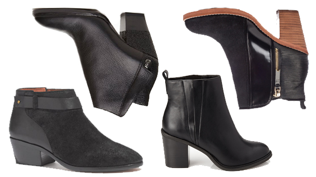 7 black fall booties you'll want to buy before they're gone