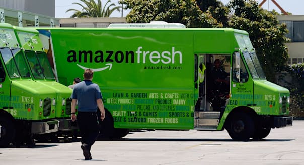 Market Minute: Amazon Prepares to Expand Grocery Delivery Service - AOL