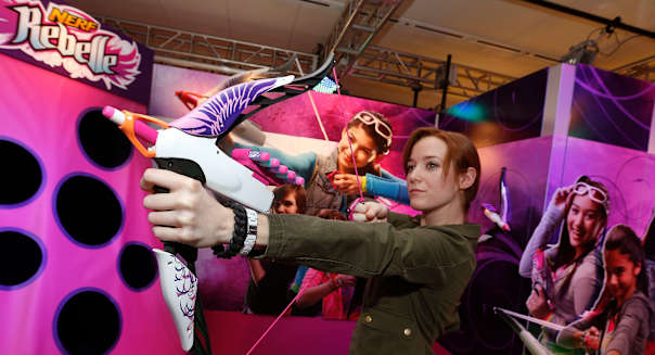 Hasbro's Secret Weapon is a Nerf Gun for Girls - AOL