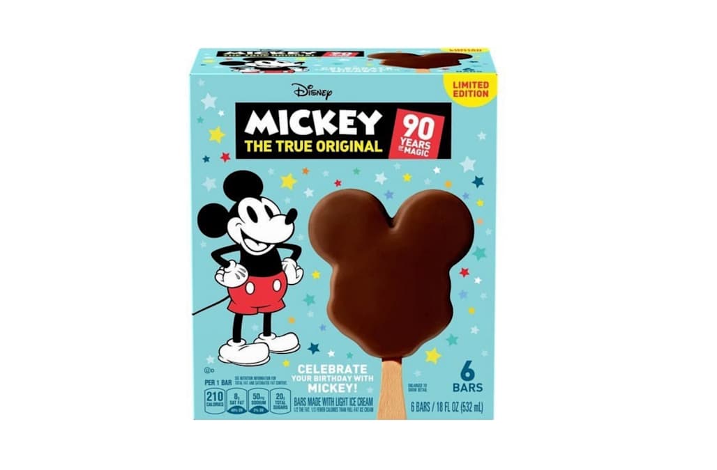 Mickey Mouse-shaped ice cream bars are coming to grocery stores