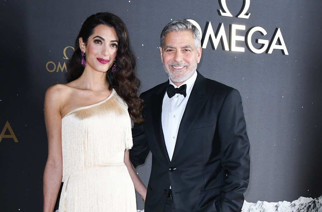 George and Amal Clooney go glam for date night