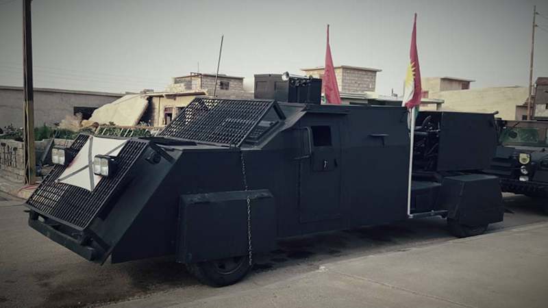 Kurdish Peshmerga preparing to battle ISIS in homemade tanks - Autoblog