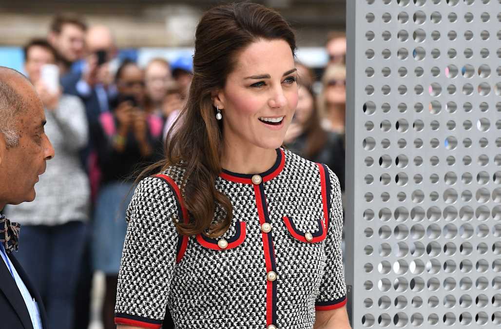 Kate Middleton channels Jackie Kennedy in chic tweed Gucci dress - AOL
