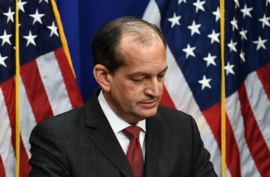 Facing calls for resignation, Acosta defends Epstein deal