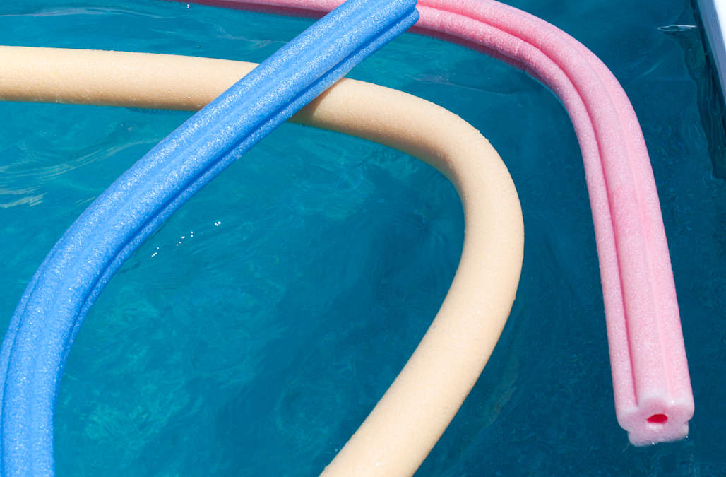 Family startled to find rattlesnakes hiding inside pool noodle - AOL
