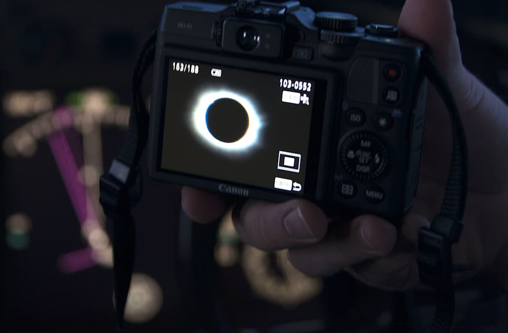 Air passengers treated to special view of solar eclipse above the ...
