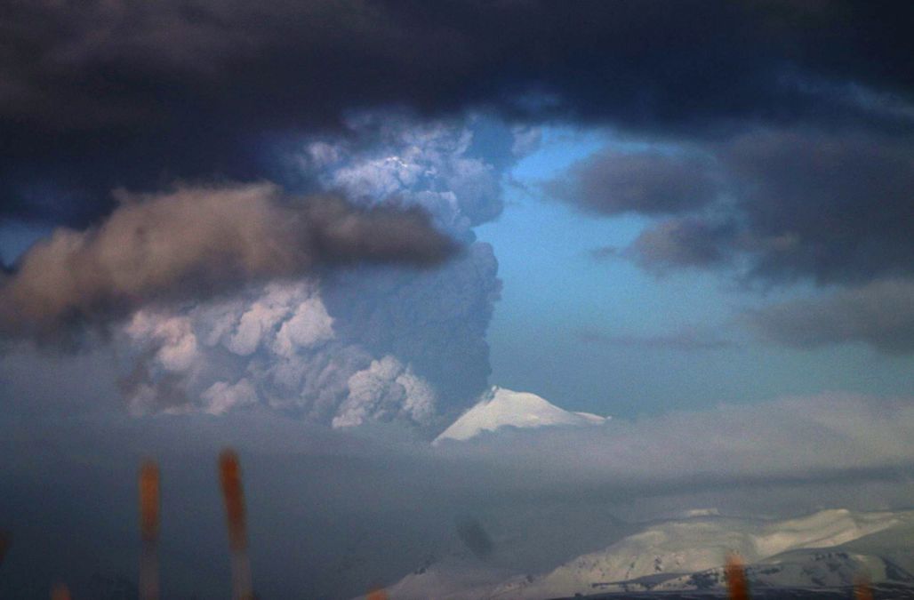 Alaska volcano erupts with massive ash cloud, diverting flights