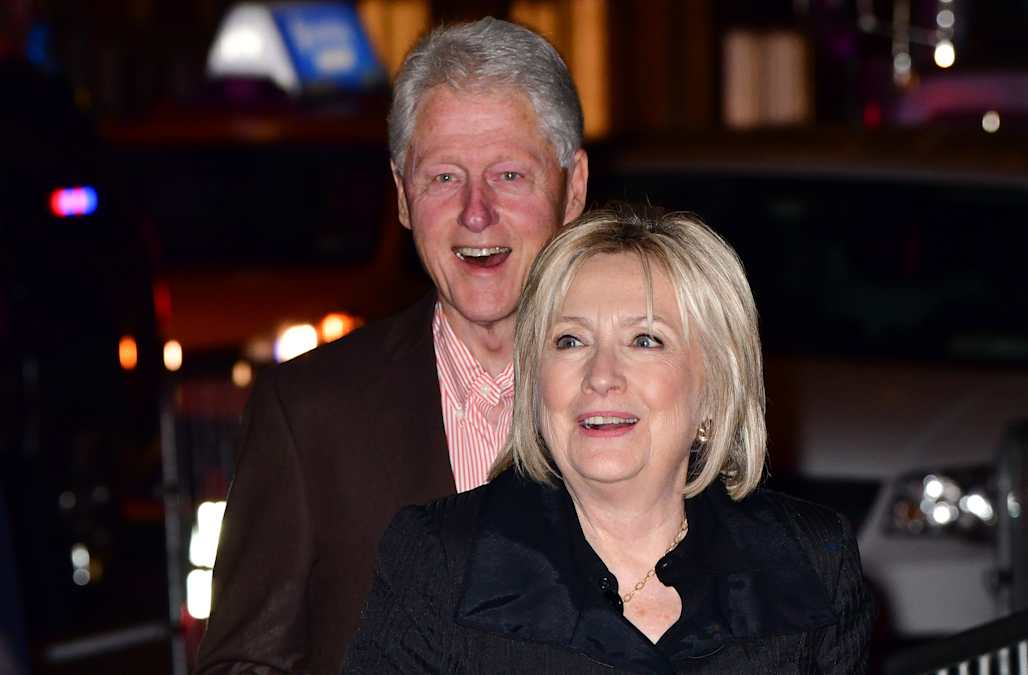 Bill and Hillary Clinton attend Christina Aguilera concert in NYC - AOL