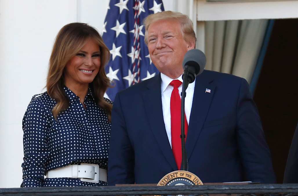 Trump tweets video that depicts him being president forever