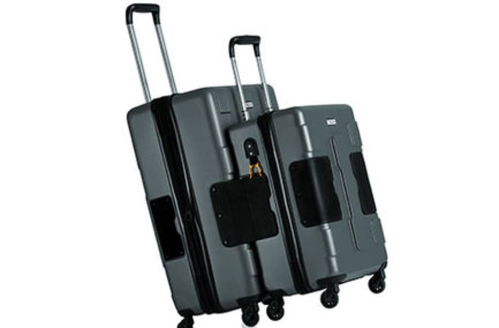 This connectable luggage set is the perfect airport companion - AOL