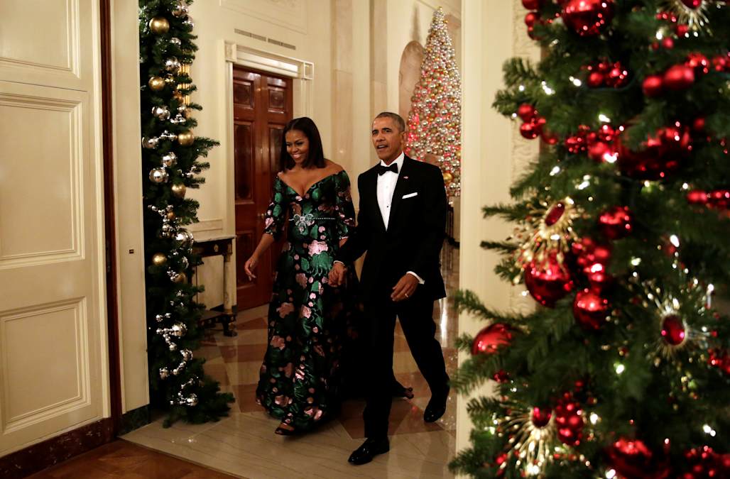 Michelle Obama stuns in Gucci gown at Kennedy Center Honors - AOL