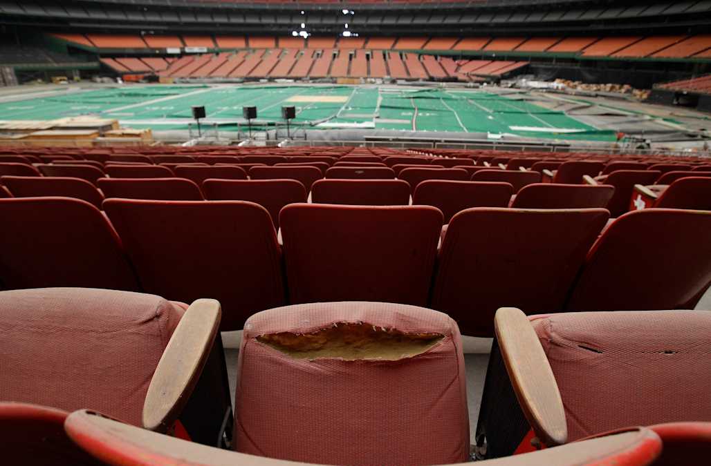 What abandoned sports stadiums from across the US look like today