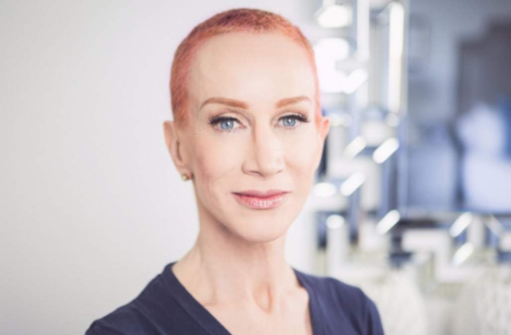 Kathy Griffin debuts short hairdo after shaving her head - AOL