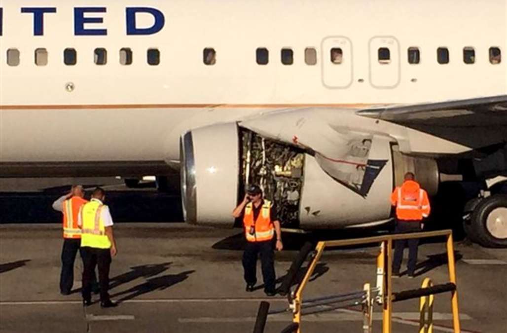 Midair video shows United plane's engine exposed before emergency ...