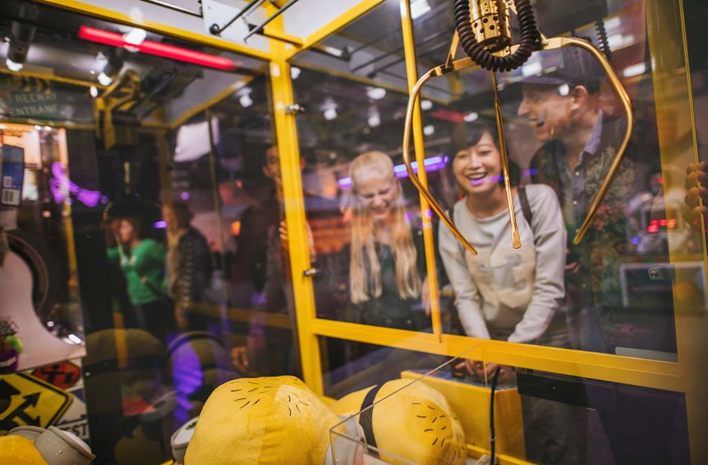 This is the most absurd arcade game you’ll ever see