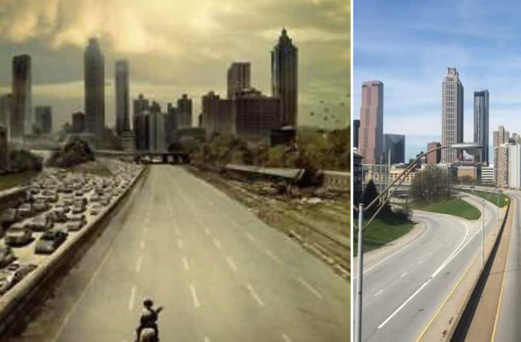 Photo of ‘creepy’ deserted highway draws ‘Walking Dead’ comparisons ...