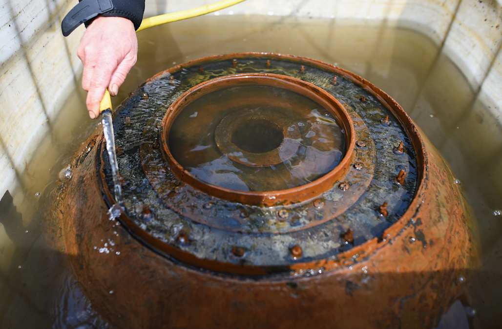 Divers retrieve World War Two 'bouncing bombs' from Scottish loch