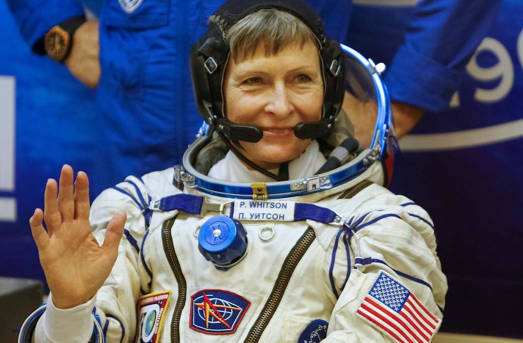 56-year-old astronaut becomes oldest woman in space