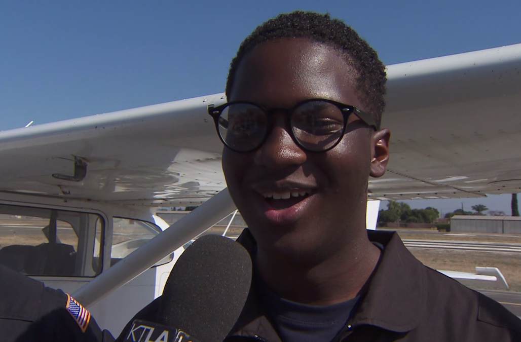 Teen pilot completes record-breaking flight around continental US