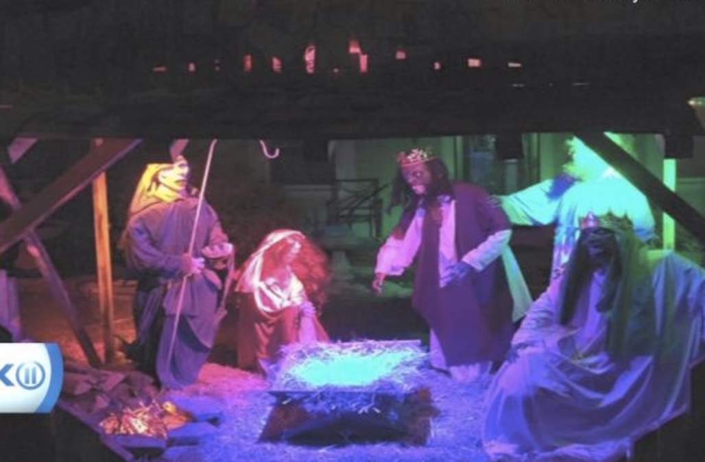 Zombie nativity scene causes major controversy - AOL