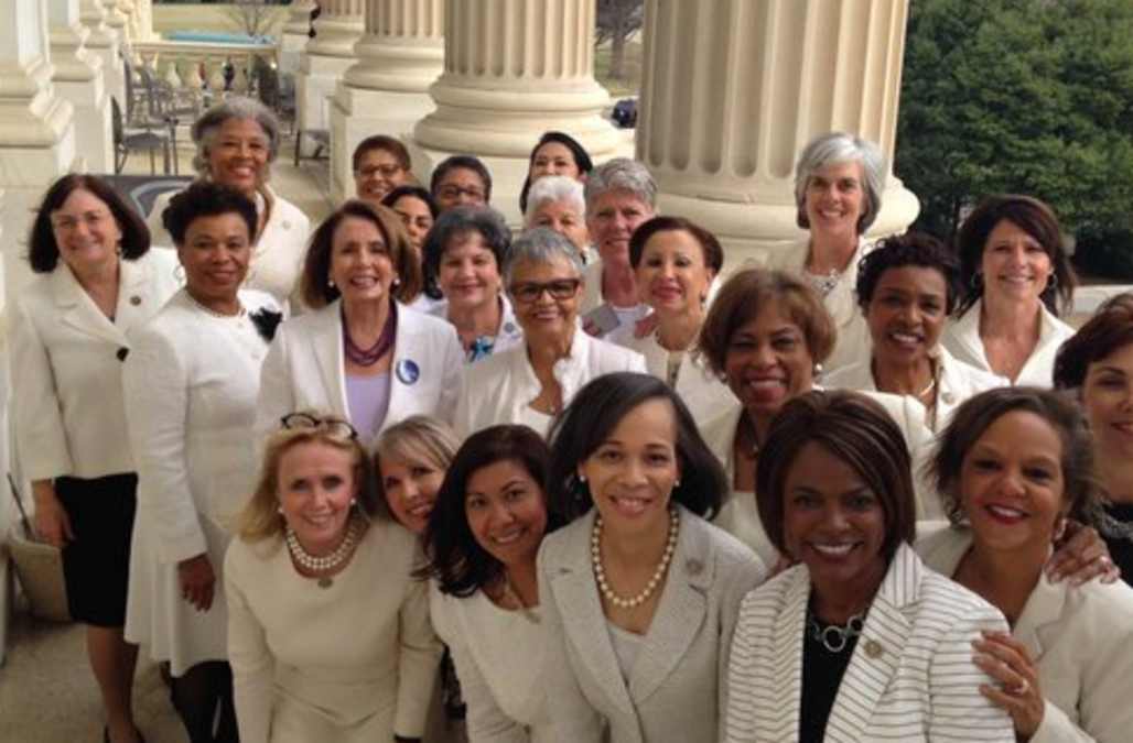 Democratic women wear white to President Trump's address
