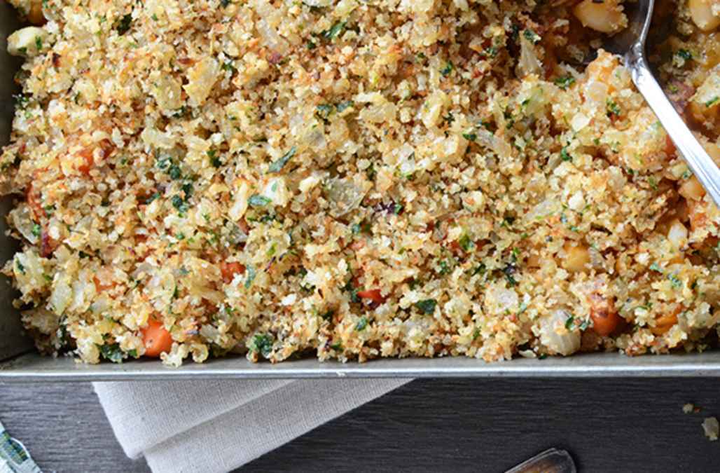 White Bean Casserole with Crunchy Onion Topping - AOL