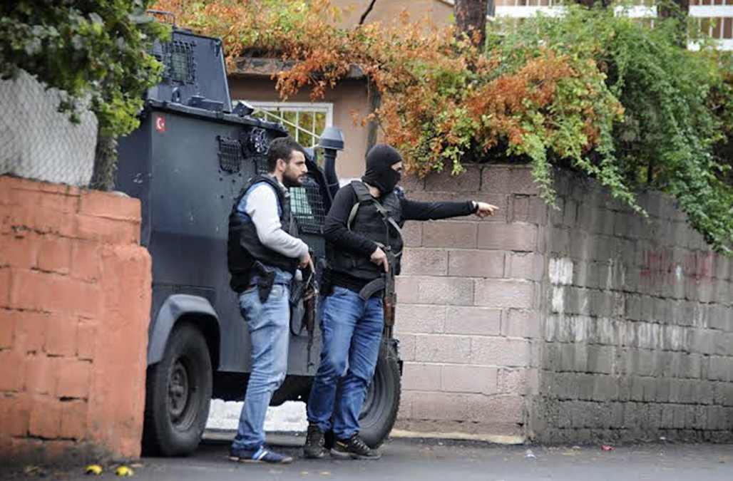 Brawls erupt as Turkish police storm media group linked to Erdogan foe ...