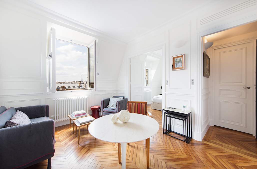 Wake up to the Eiffel Tower in this quaint 270 square foot home in ...