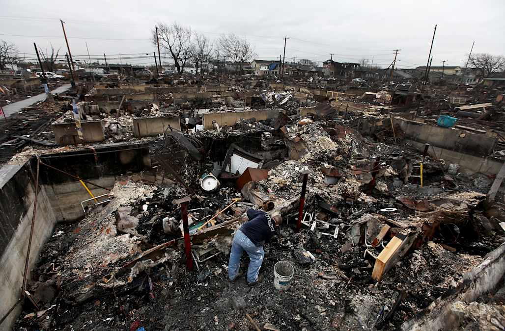 Two years after Sandy: Rockaway Beach, Breezy Point and lower Manhattan ...