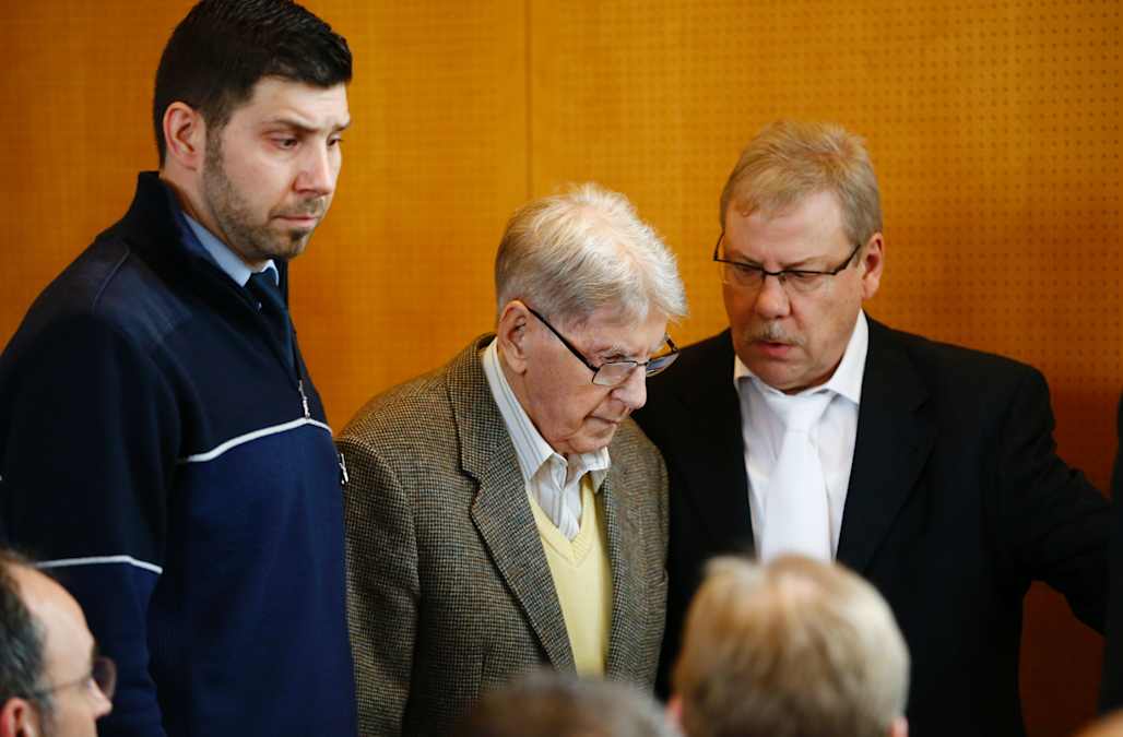 Auschwitz guard, 94, stands trial in Germany - AOL