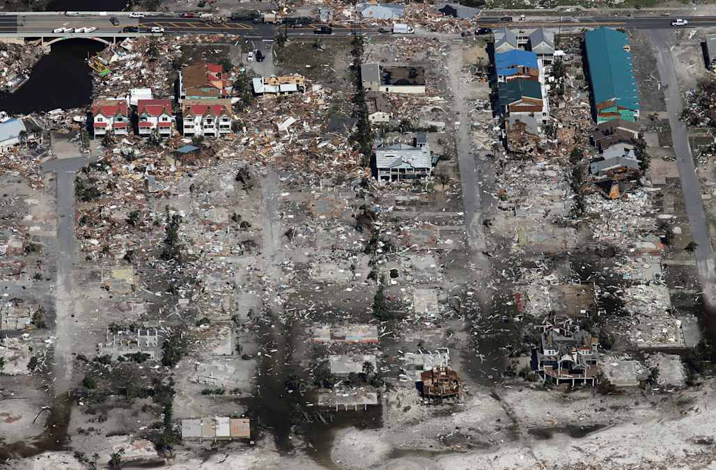 Official: Searchers find bodies in hurricane-stricken town