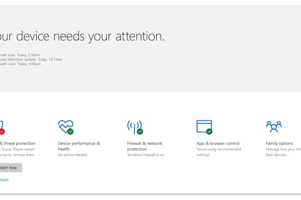 微軟為 Windows 10 Creators 更新加入安全中心