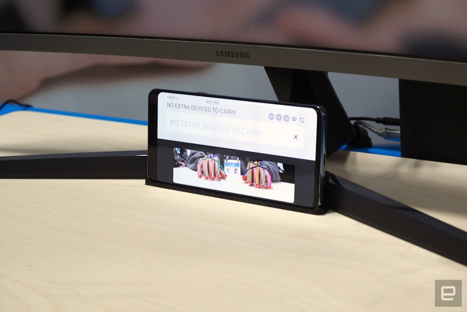 Samsung SelfieType is a more virtual virtual keyboard | Engadget